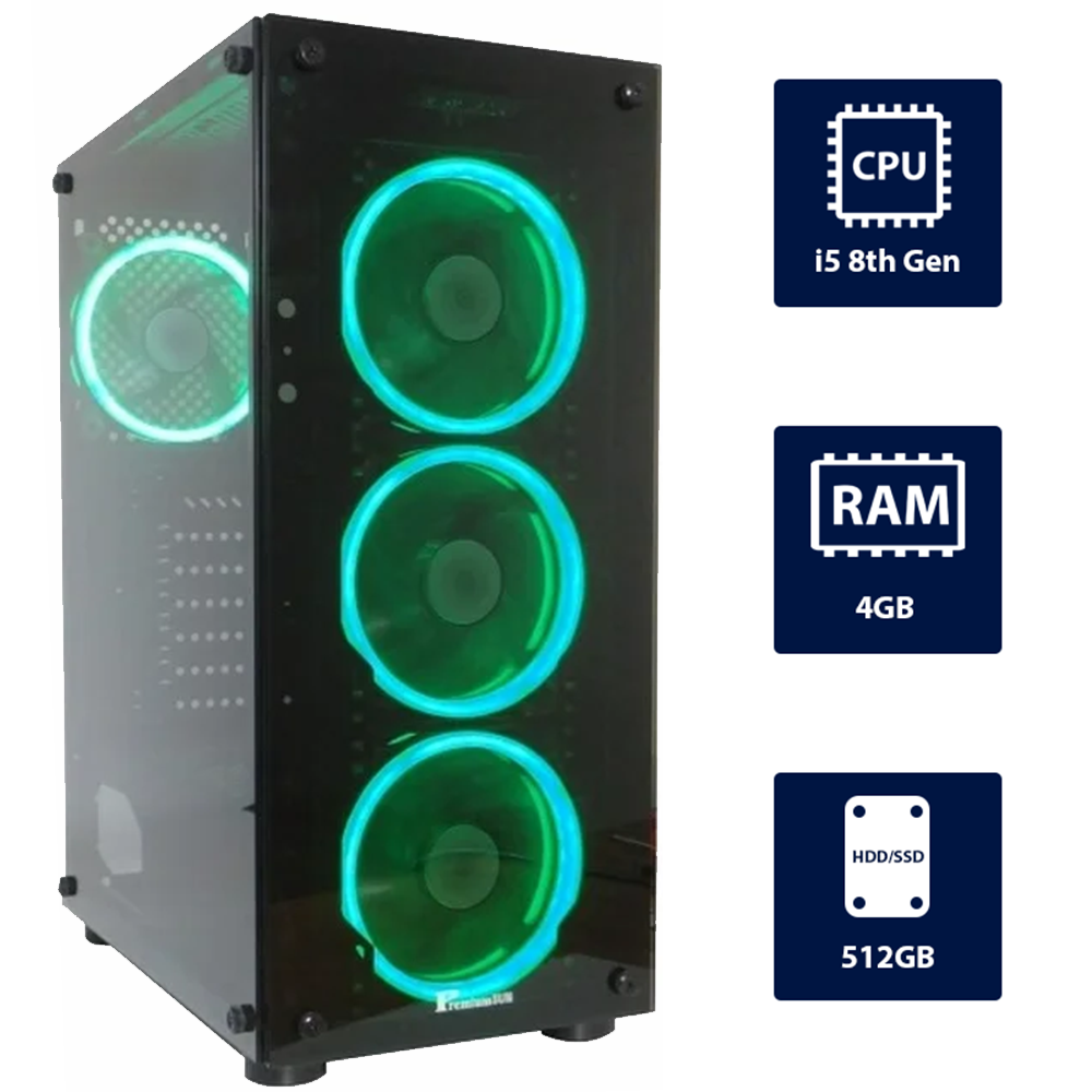 i5 8th, 4GB RAM, 512GB SSD Gaming Computer – XTRADER STORE